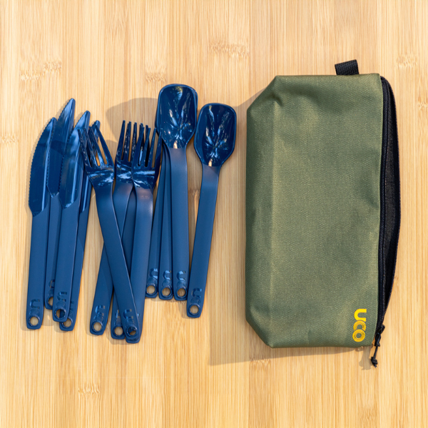 4-Person Camping Utensil Cookware Set | UCO's Cookit 12 Piece Utensil ...