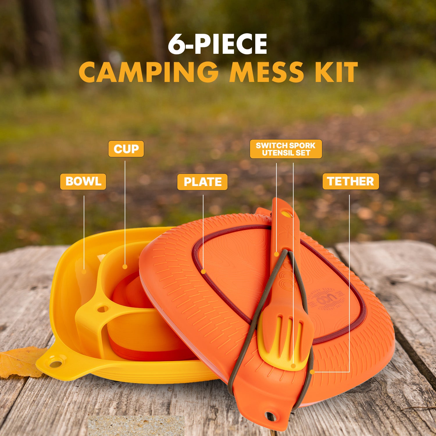 UCO 6-Piece Mess Kit – The Best Mess Kit for Camping, Backpacking ...