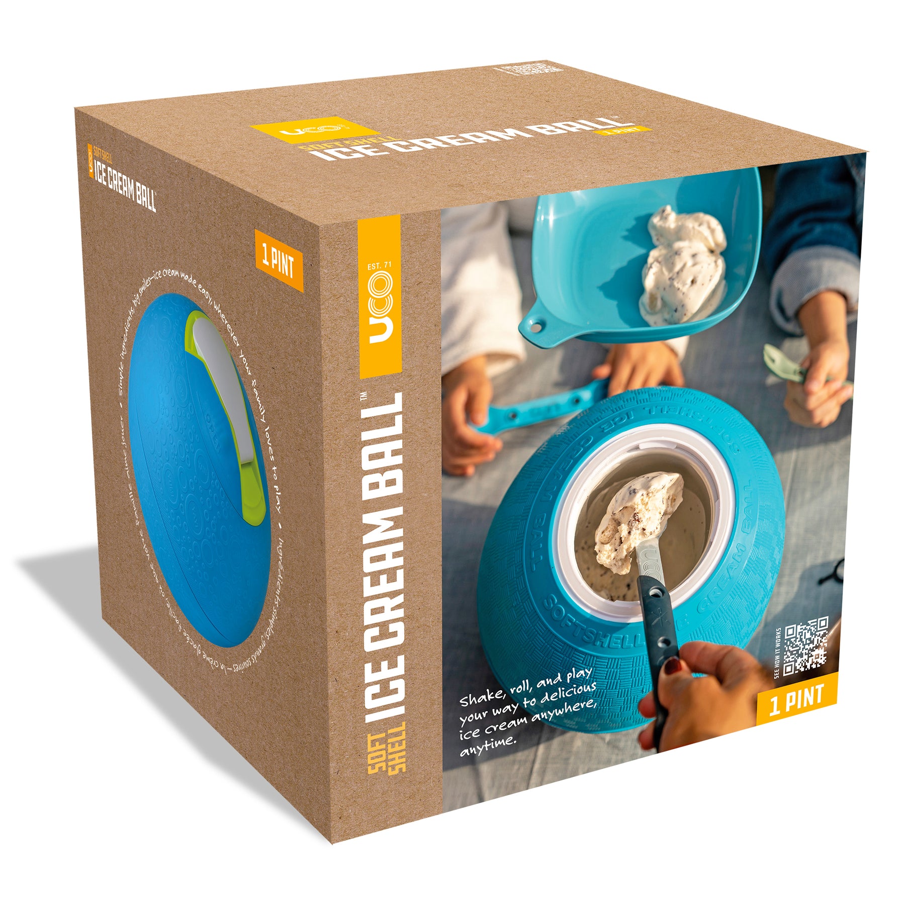 UCO Ice Cream Ball – Ice Cream Maker Ball for Camping & Outdoor Fun ...