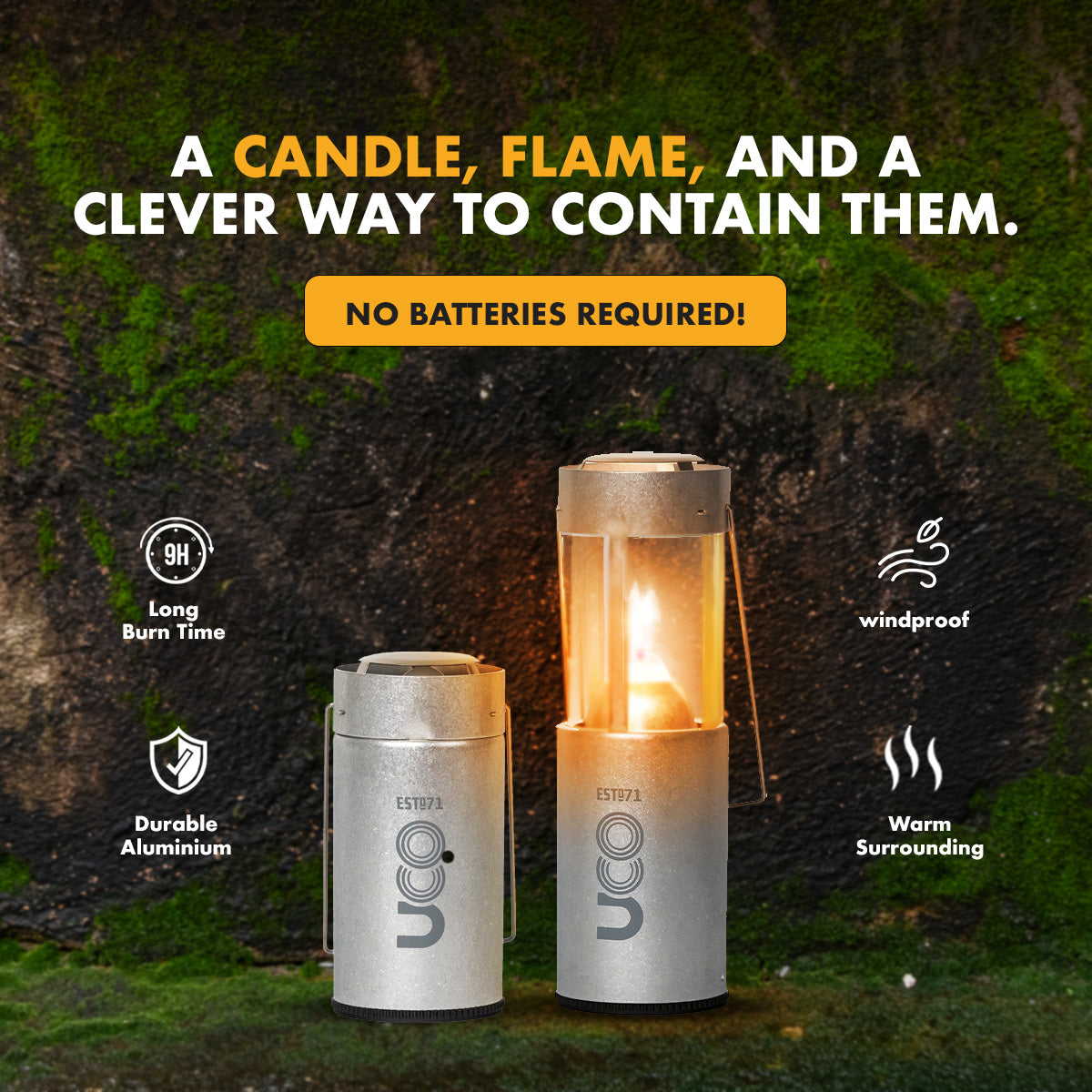 UCO Original Candle Lantern – Camping Gear with Emergency Long-Burning Candle – UCOgear.com
