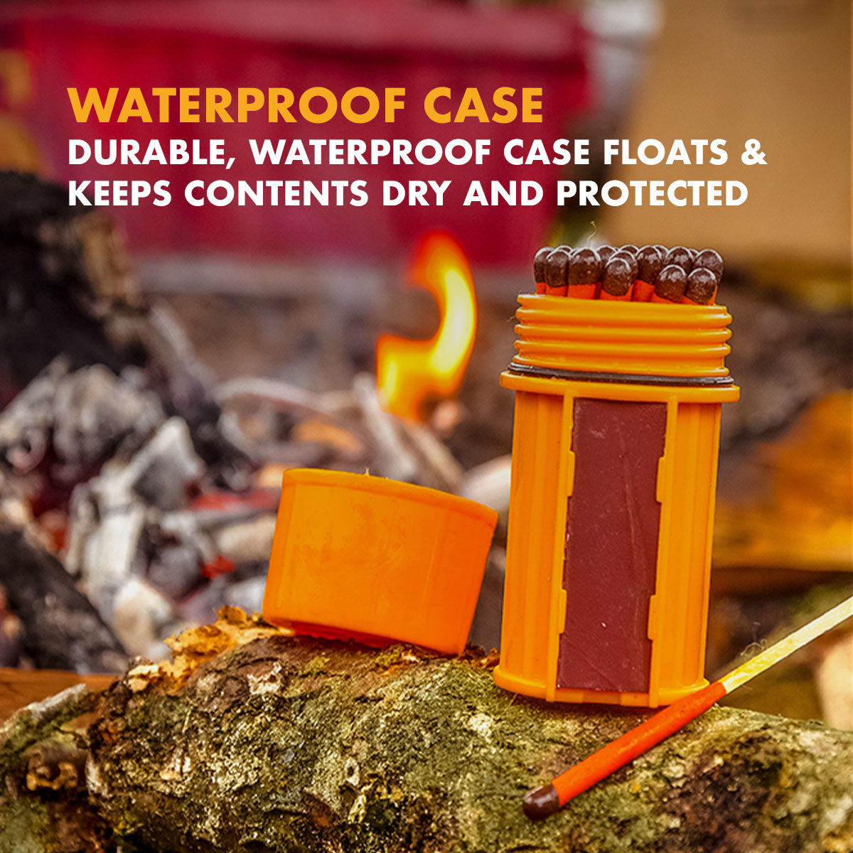 UCO Stormproof Match Kit – Waterproof Match Container with 25 ...