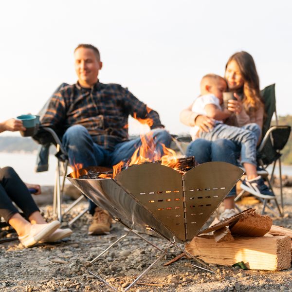 Portable Grill for Camping – UCO Flatpack Fire Pit & Collapsible ...